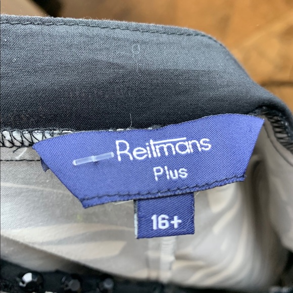 Reitmans | Dresses | Plus Size Black And White Sleeveless Dress | Poshmark